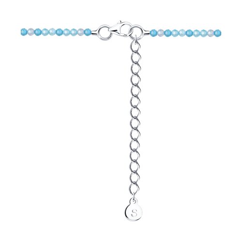 Колье из серебра с фианитами SOKOLOV - купить в официальном интернет ...