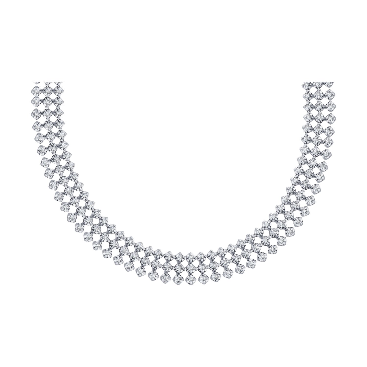 Колье из белого золота с бриллиантами SOKOLOV - купить в официальном ...