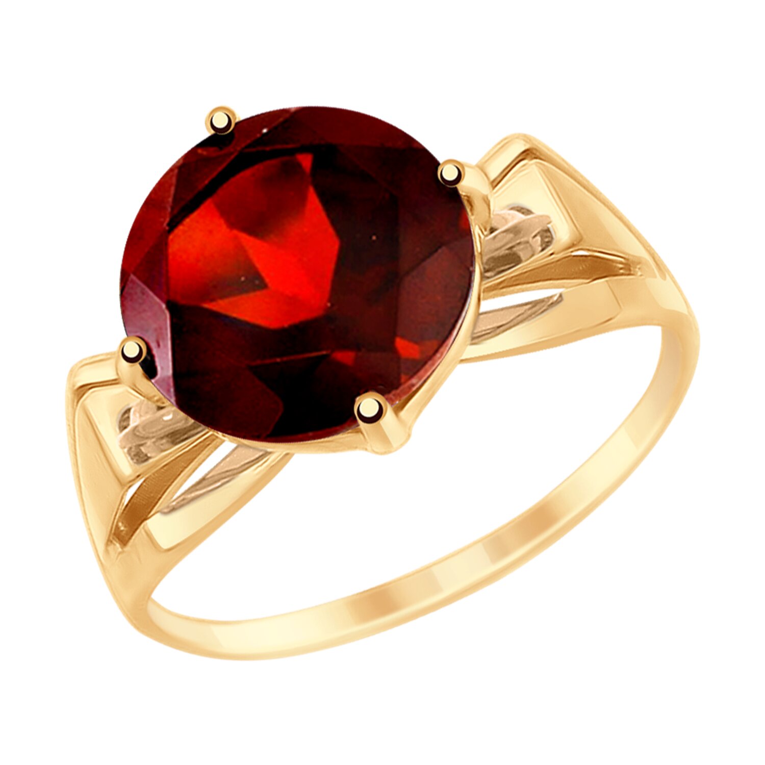 Кольцо из золота с гранатом SOKOLOV - купить в официальном интернет ...
